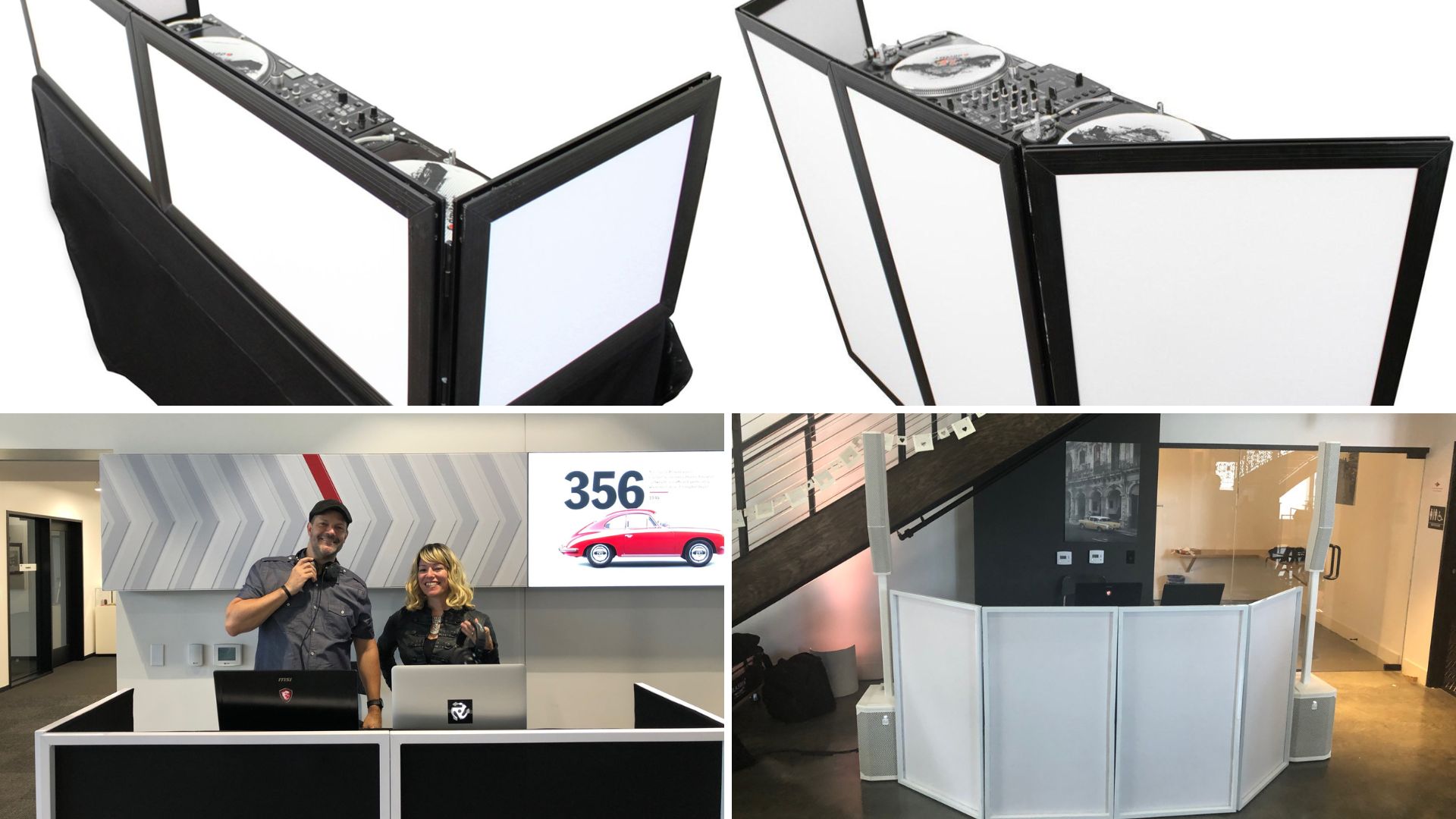 DJ Booth options to add "WOW" factor - DJ Tips- How to hire a wedding DJ