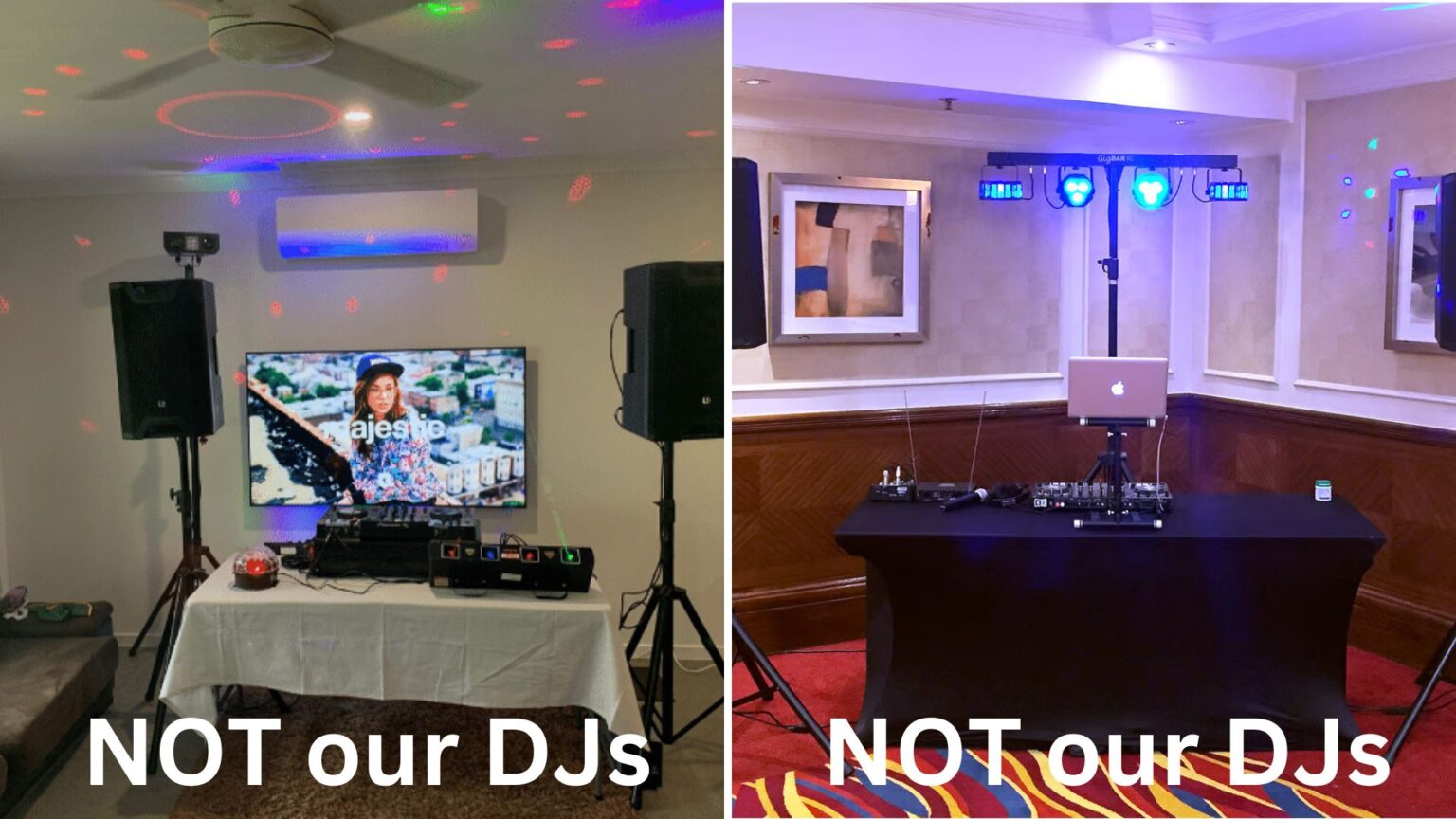 DJ Booth options to add "WOW" factor - DJ Tips- How to hire a wedding DJ