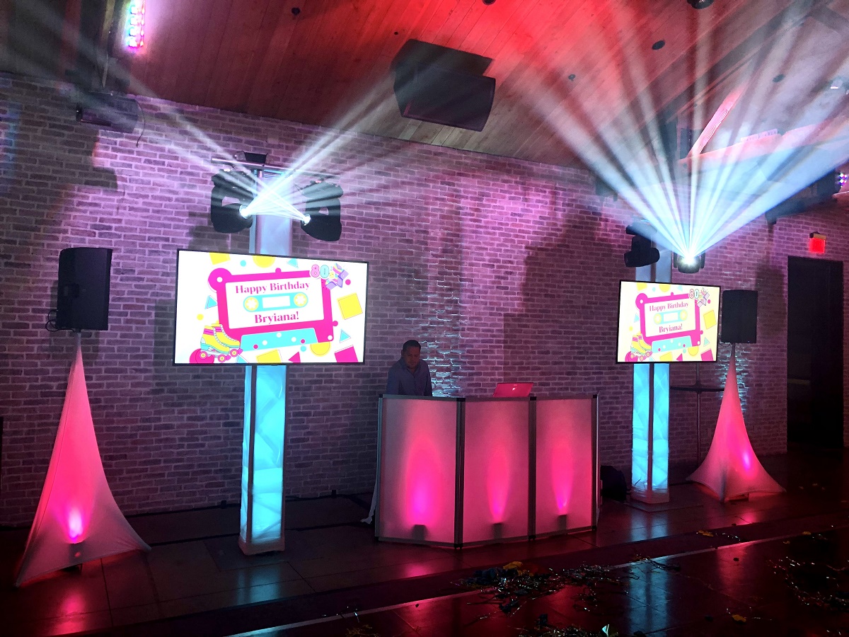 DJ Booth options to add "WOW" factor - DJ Tips- How to hire a wedding DJ